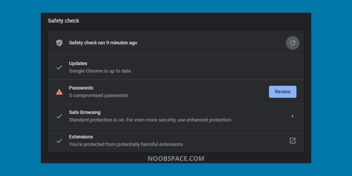 How To Run A Safety Check In Google Chrome 2025 | NoobSpace