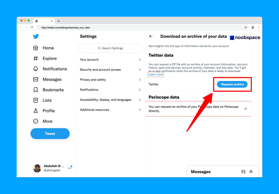 How To Download Twitter Data (Archive) (October 2025)