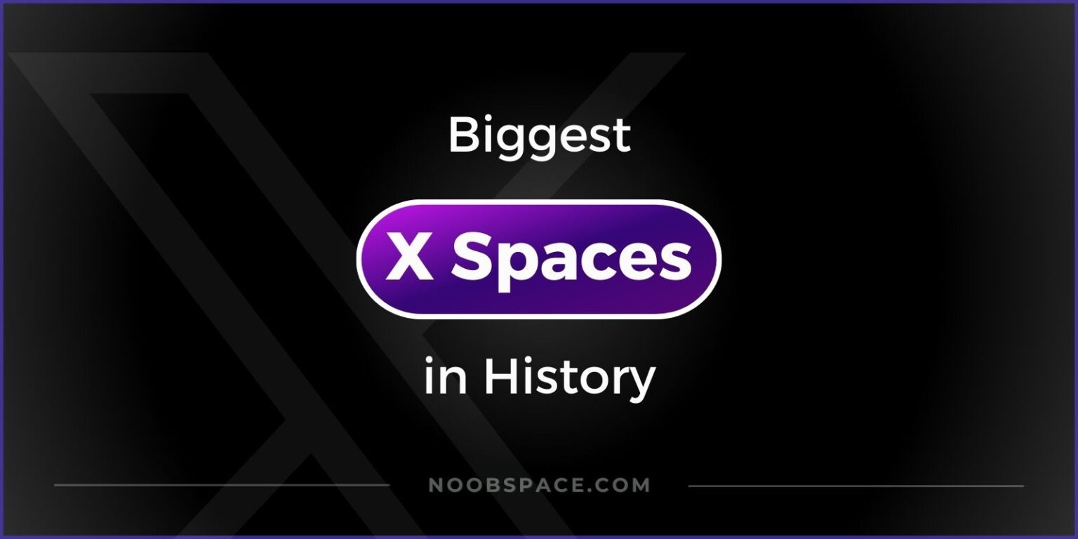 19 Biggest X (Twitter) Spaces - Updated: December 2025