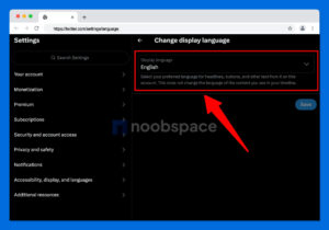 How To Change Language On X (Twitter) (Updated 2025) | NoobSpace