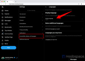 How To Change Language On X (Twitter) (Updated 2025) | NoobSpace