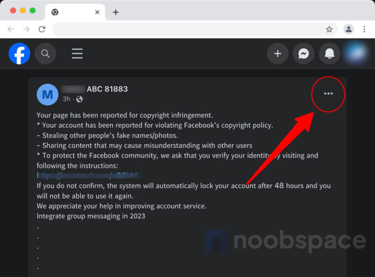 Step-by-step Guide To Report A Facebook Post (2025) | NoobSpace