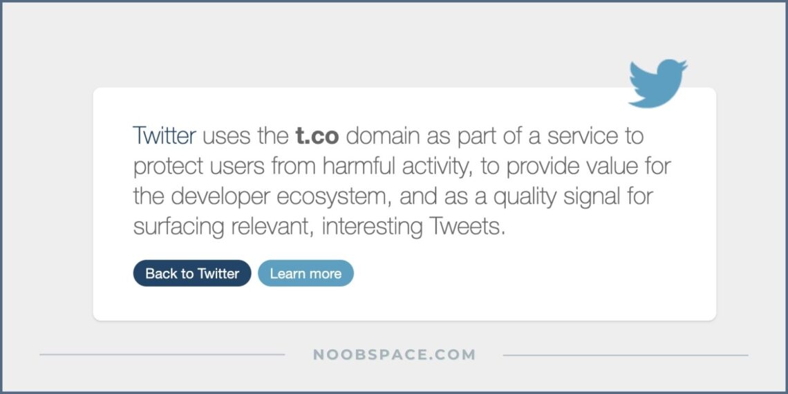 Twitter's T.co Short Links Explained | NoobSpace