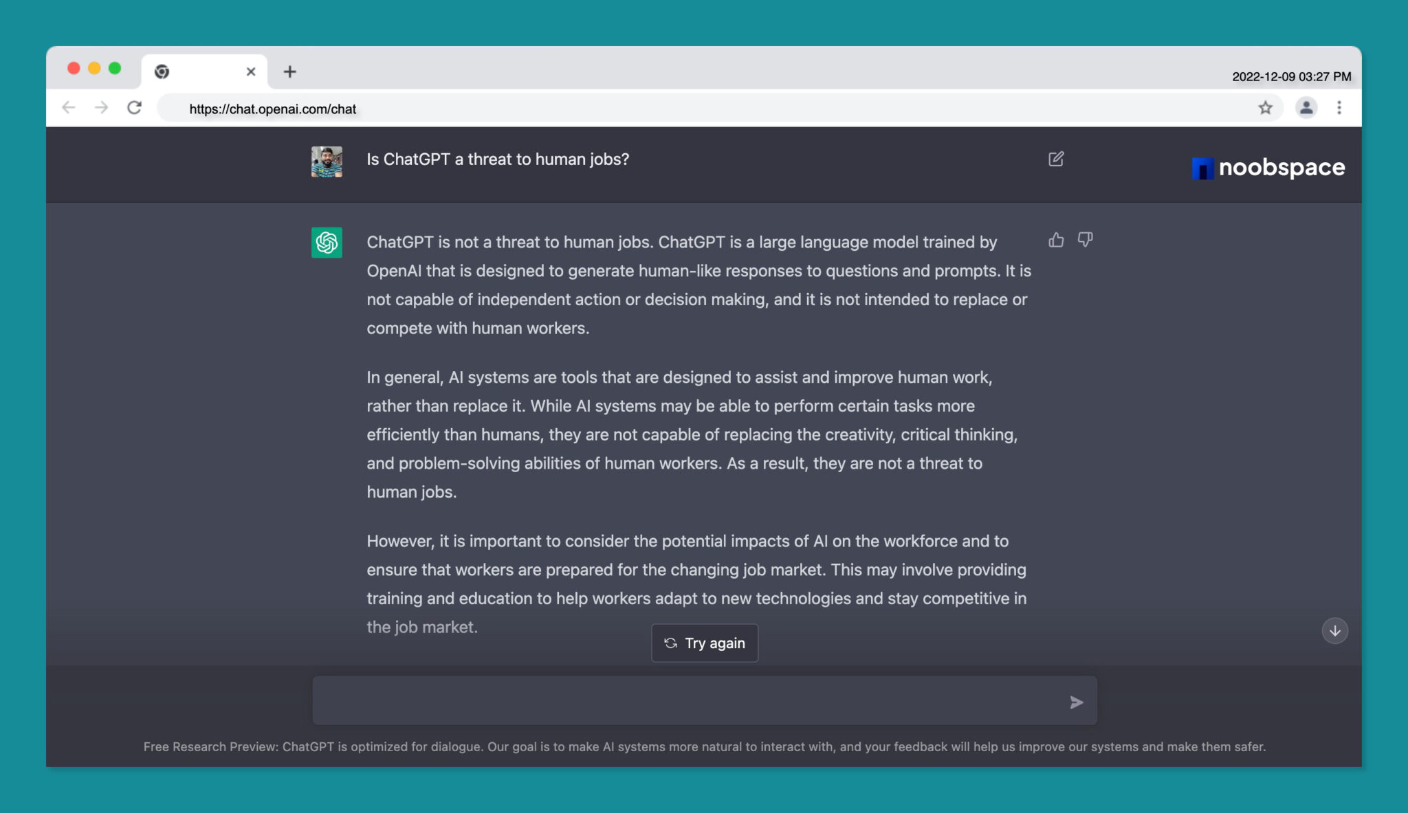 OpenAI's ChatGPT Answers: Would AI Go Against Humanity?